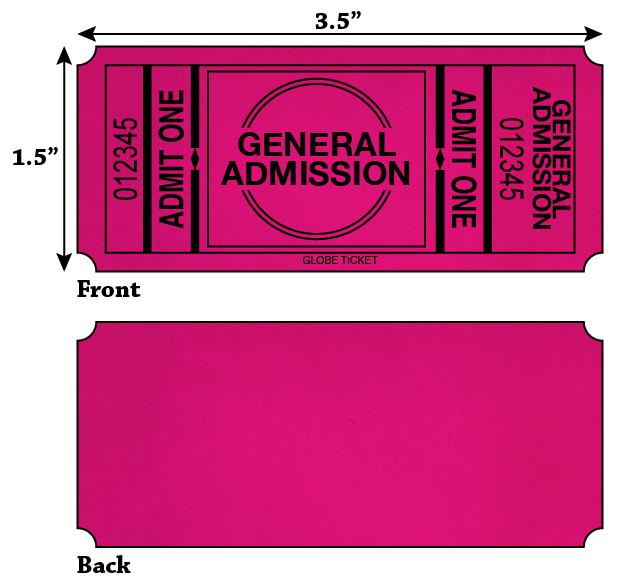 Printable Admit One Admit One Ticket Free Download 3 Eggs Design