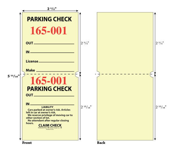 Parking Tickets - Globe Ticket
